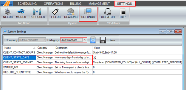How to Use the Client Stats Feature
