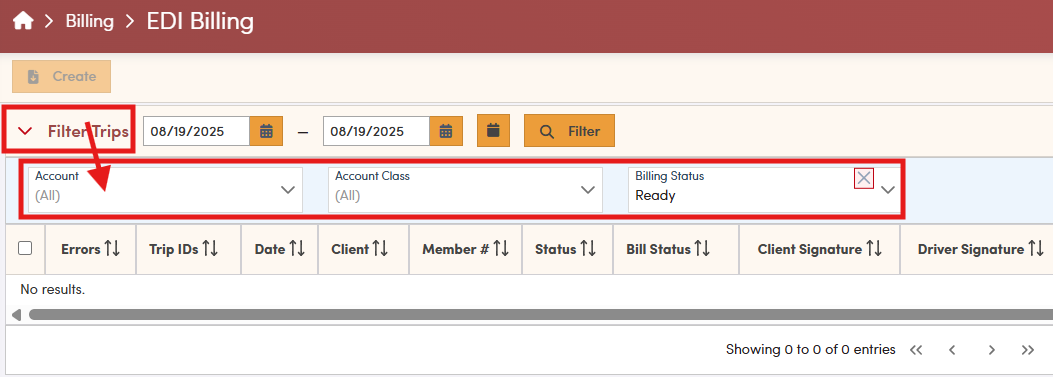 Billing in RoutingBox Web