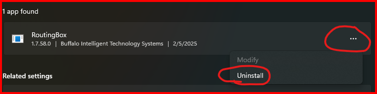 Restoring RoutingBox desktop application