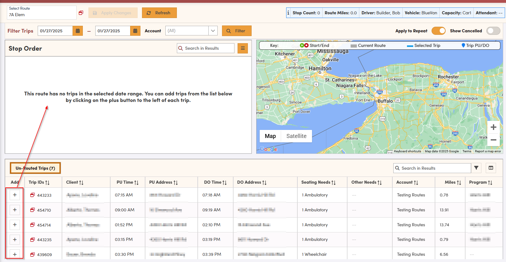 How to Add Trips to Routes in RoutingBox Web