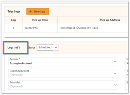 Scheduling a Trip in RoutingBox Web