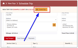 Scheduling a Trip in RoutingBox Web