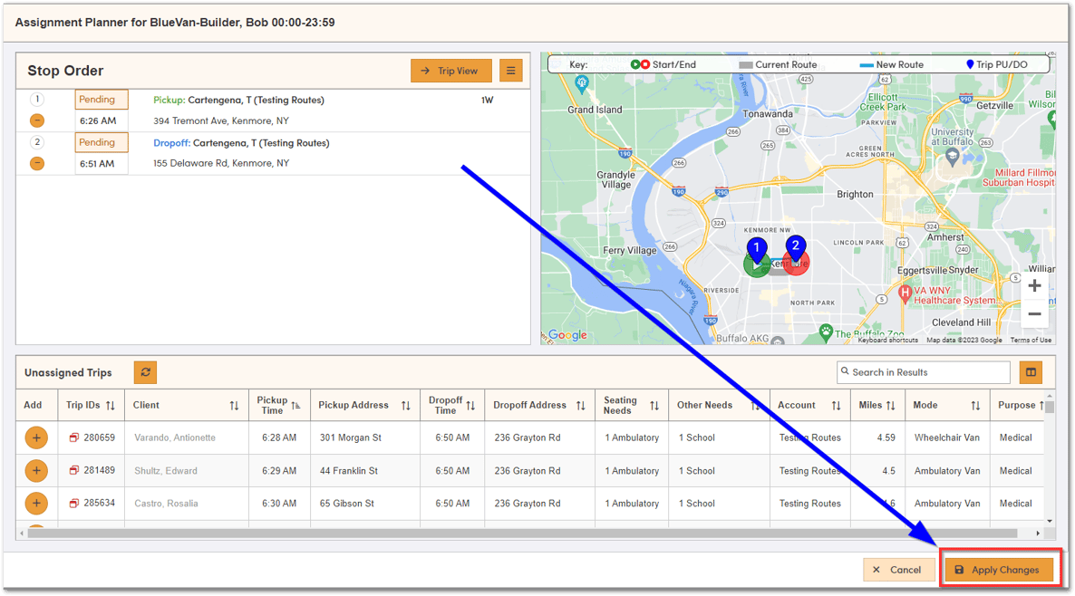 Using Assignment Planner in RoutingBox Web