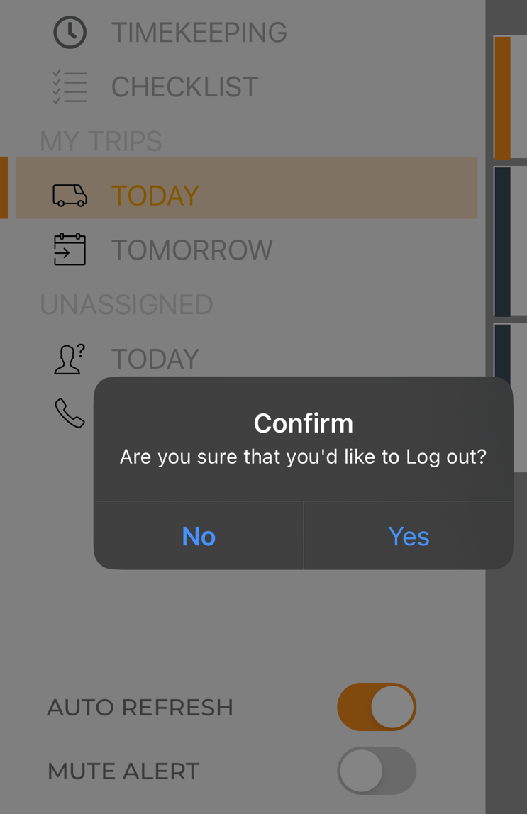 How To Hard Log Out and Clear Data in the Driver Mobile App